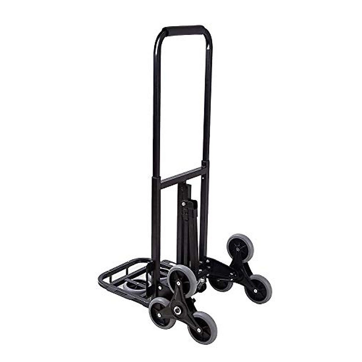 BLTPress Stair Climbing Cart Portable Climbing Cart 330 LBS Three-wheel Chassis Portable Stair Climber Hand Truck Heavy Duty with 6 Wheels