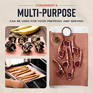 Pink Butcher Paper Roll - 18 Inch x 175 Feet (2100 Inch) - Food Grade Peach Wrapping Paper for Smoking Meat of all Varieties - Made in USA