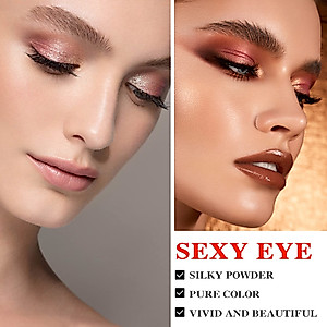 BKPPLZP Matte 12 Colors Makeup Naked Eyeshadow Palette,Nude Matte Eyeshadow Palette,Natural Pigment Eye Shadow Pallete Set Long Lasting & Waterproof Smokey Eye Professional Beauty Makeup Kit