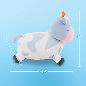 Snuggie Buggies Cow Stuffed Animals Ultra Soft Cute Cow Plush Cute Soft Stuffed Cow Plushie for Kids