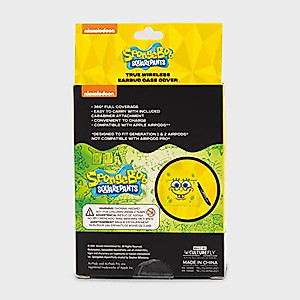 Spongebob Airpod Case I Silicone Case for Airpods Gen 1/2 I Funny Airpods Case I Character Airpods Case for Men Women Kids