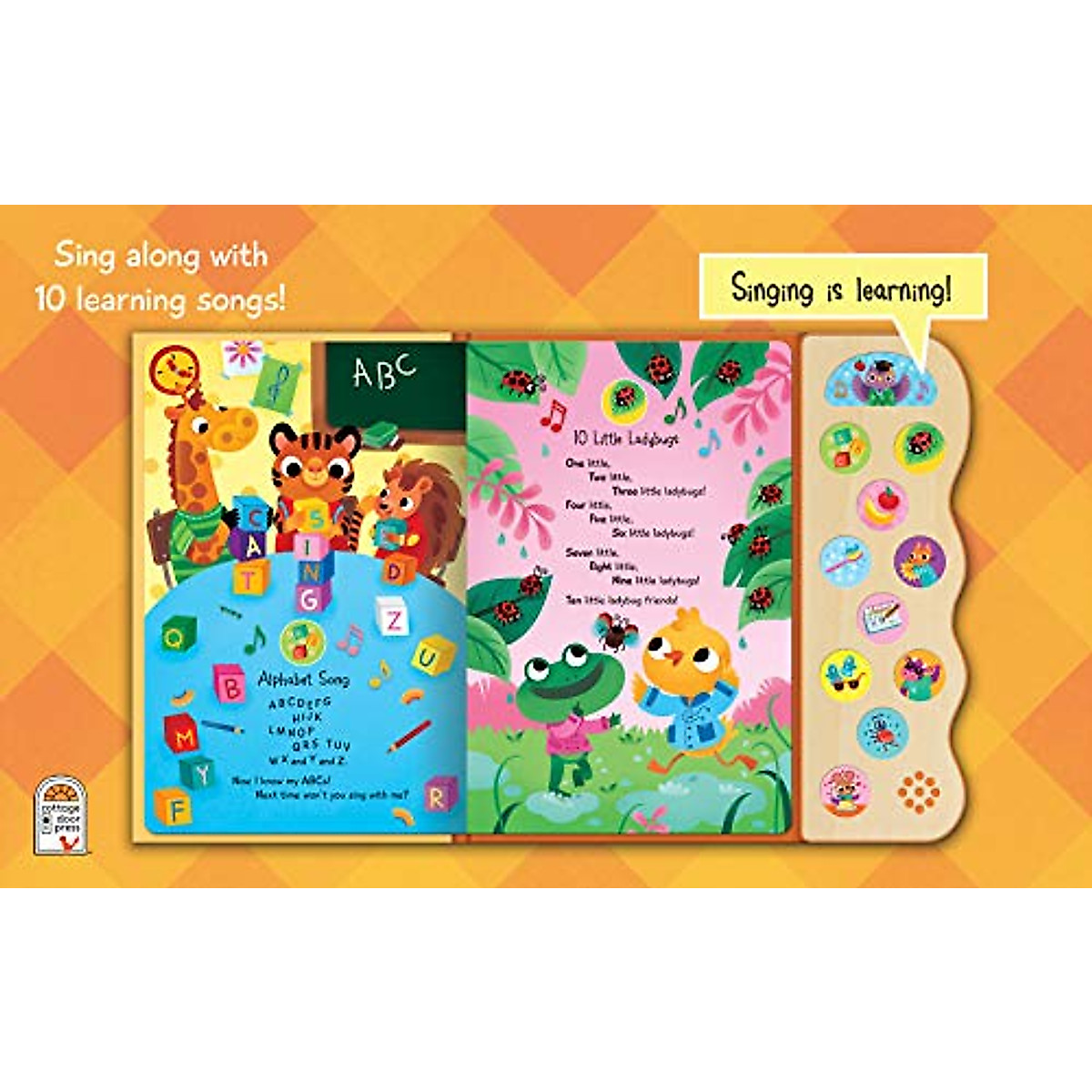 ABC & 123 Learning Songs: Interactive Children's Sound Book (11 Button Sound) (11 Button Sound Book)