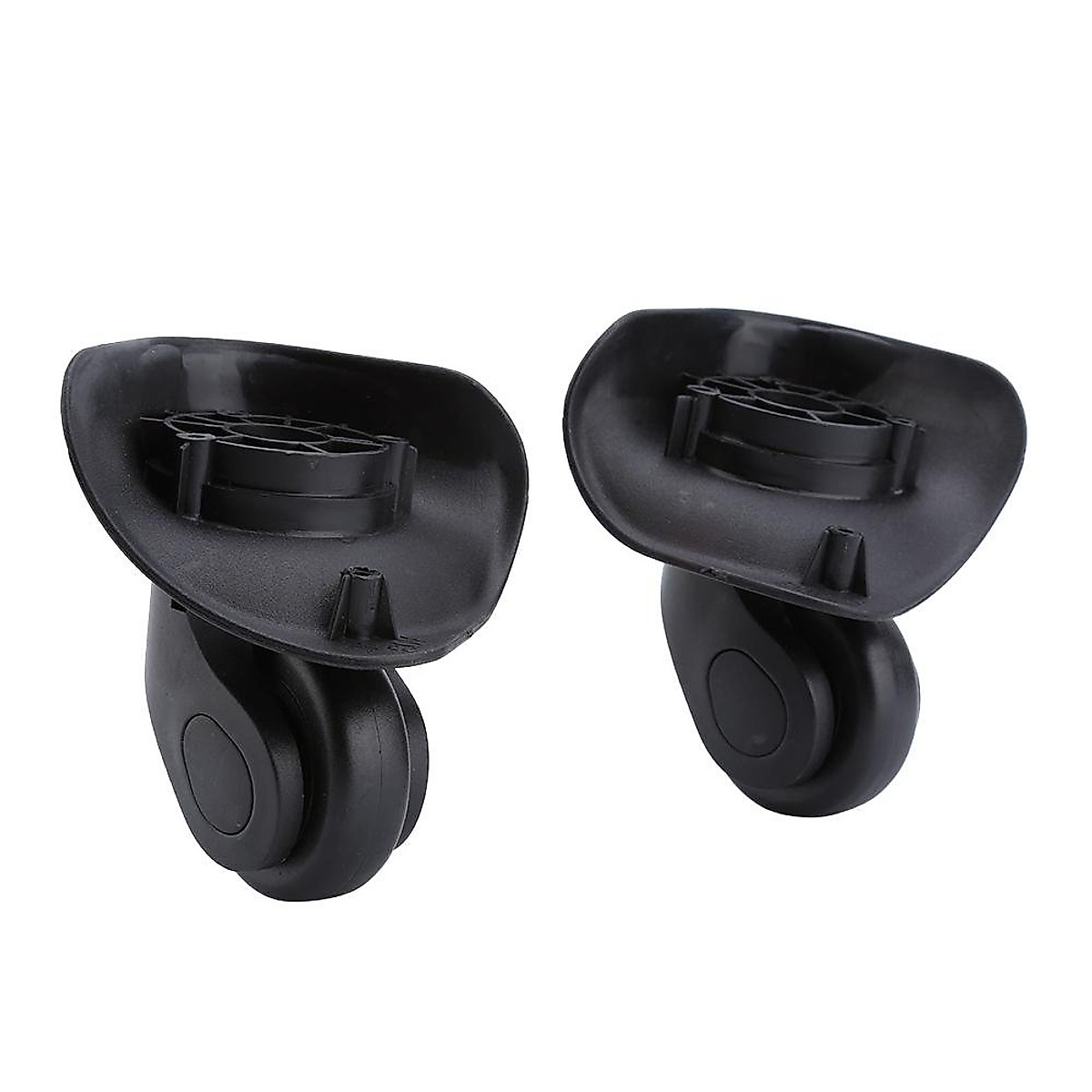 2Pcs PVC Trolley Luggage Spare Wheel Suitcase Swivel Caster Wheels Replacement Accessary