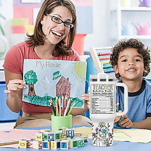 Muwnrol Teacher Gift Tumbler, Teacher Appreciation Week Gift For Teacher, Teacher Plant Seeds That Grow Forever Teacher Gift 40 Oz Tumbler with Handle