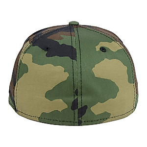 New Era Blank Custom 59FIFTY Fitted Cap (7 3/8, Woodland)