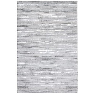 SAFAVIEH Herat Collection Area Rug - 8' x 10', Ivory & Grey, Non-Shedding & Easy Care, Ideal for High Traffic Areas in Living Room, Bedroom (HRT313A)