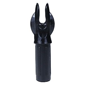 Zhan Yi Arrow Knocks 6.2MM(0.244-0.246”) 60 Pack Accessories Insert Nocks for Archery Standard Size Arrows(Black)