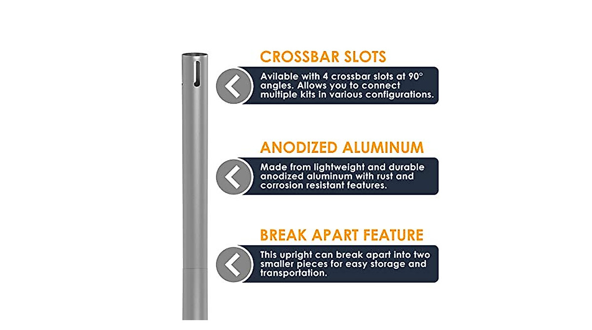 Urquid Linen Pipe & Drape Kit - Adjustable and Portable