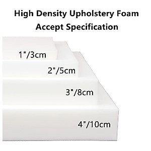 Jininworl Custom Size Bench Cushion, Checkered Gingham Plaid Pattern, High Resilience Upholstery Foam Long Chair Cushion Sofa Pads Outdoor/Indoor Patio Furniture (Black and White, Custom Size)