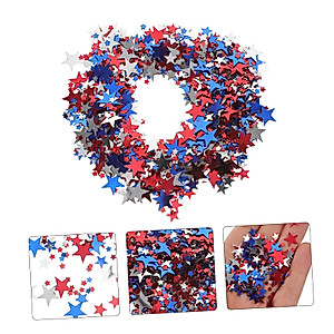 1 Independence Day Confetti Independence Day Party Confetti Plastic Confetti Table Scatter Confetti Glitter Confetti Decor Decorative Confetti Tabletop Decor Glitter Confetti