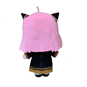 Shopular Pink Girl Figure Plush Doll Toy Merch Anya Cosplay Costume Stuffed Plushie Pillow Prop Gift