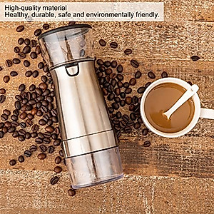 Portable Electric Coffee Grinder - USB Charging, Automatic Coffee Bean Grinder for Home and Office Use - Coffee Maker and Spice Grinder - Electric Coffee Grinding Machine