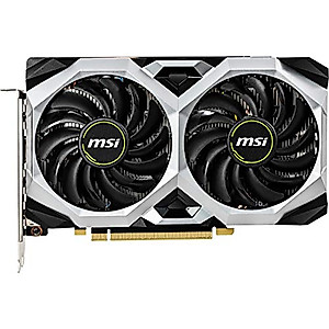 MSI Gaming GeForce GTX 1660 Ti 192-bit HDMI/DP 6GB GDRR6 HDCP Support DirectX 12 Dual Fan VR Ready OC Graphics Card (GTX 1660 TI VENTUS XS 6G OC)