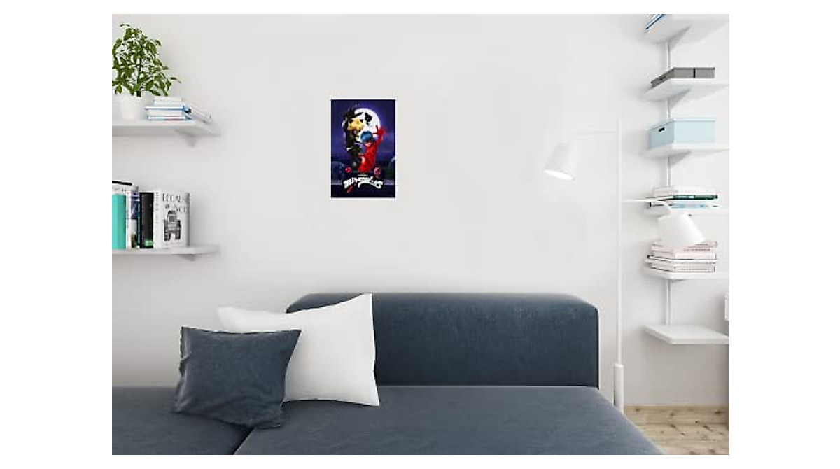 Miraculous Ladybug and Cat Noir Poster - 12x18 Art Print