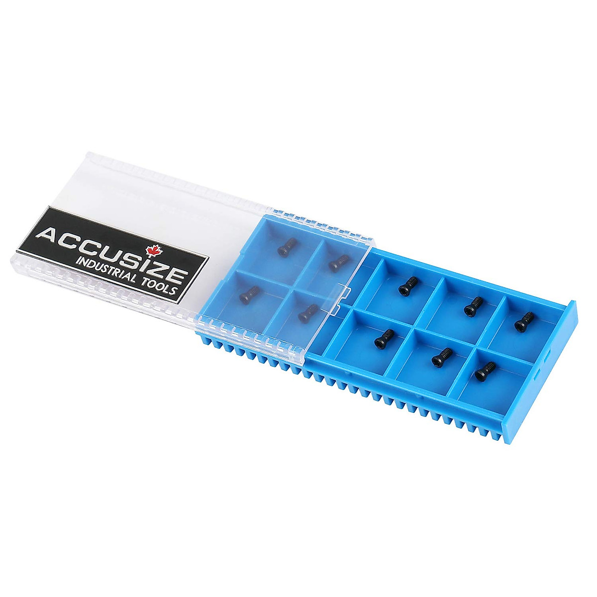 Accusize Industrial Tools M2.5 by 6 Replacement Screws for Indexable Face Mill and End Mills, 10 Pc, 0046-0910x10