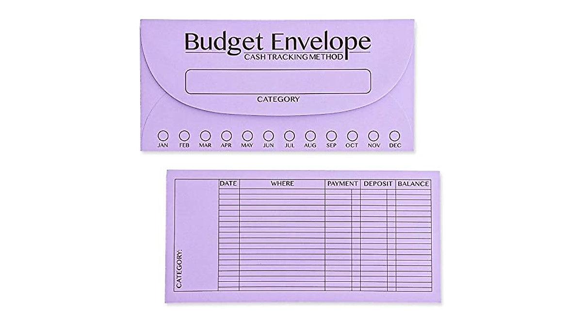 96 Budget Envelopes Pack for Cash & Expense Tracking | Juvale