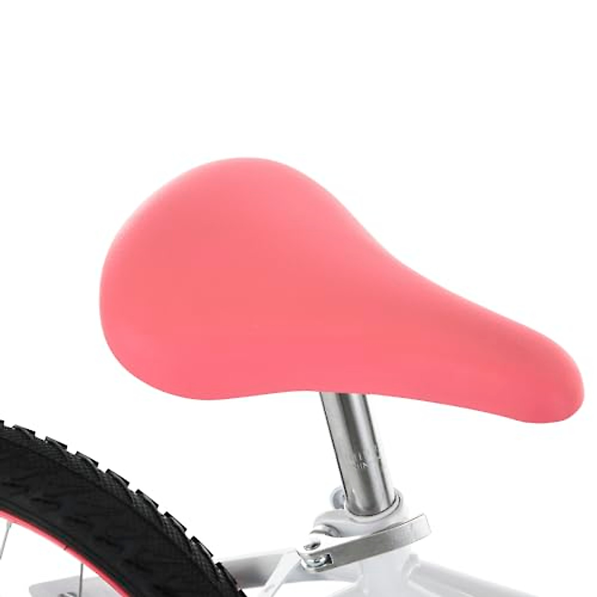 Huffy Zazzle 16" Kids Bike, Ideal for Ages 3 to 5 Years Old, Front Basket, Shimmering Streamers, Removable Training Wheels, Fun and Playful Design, Designed for Growth, Quick Connect Assembly, White