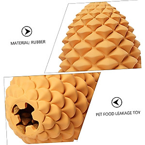 BUGUUYO Pet Leaking Teething for Puppies Dog Puzzle Puppy Teething Interactive Dog Dog Tooth Cleaning Train Plush Educational Missing Food Pet Dog Rubber