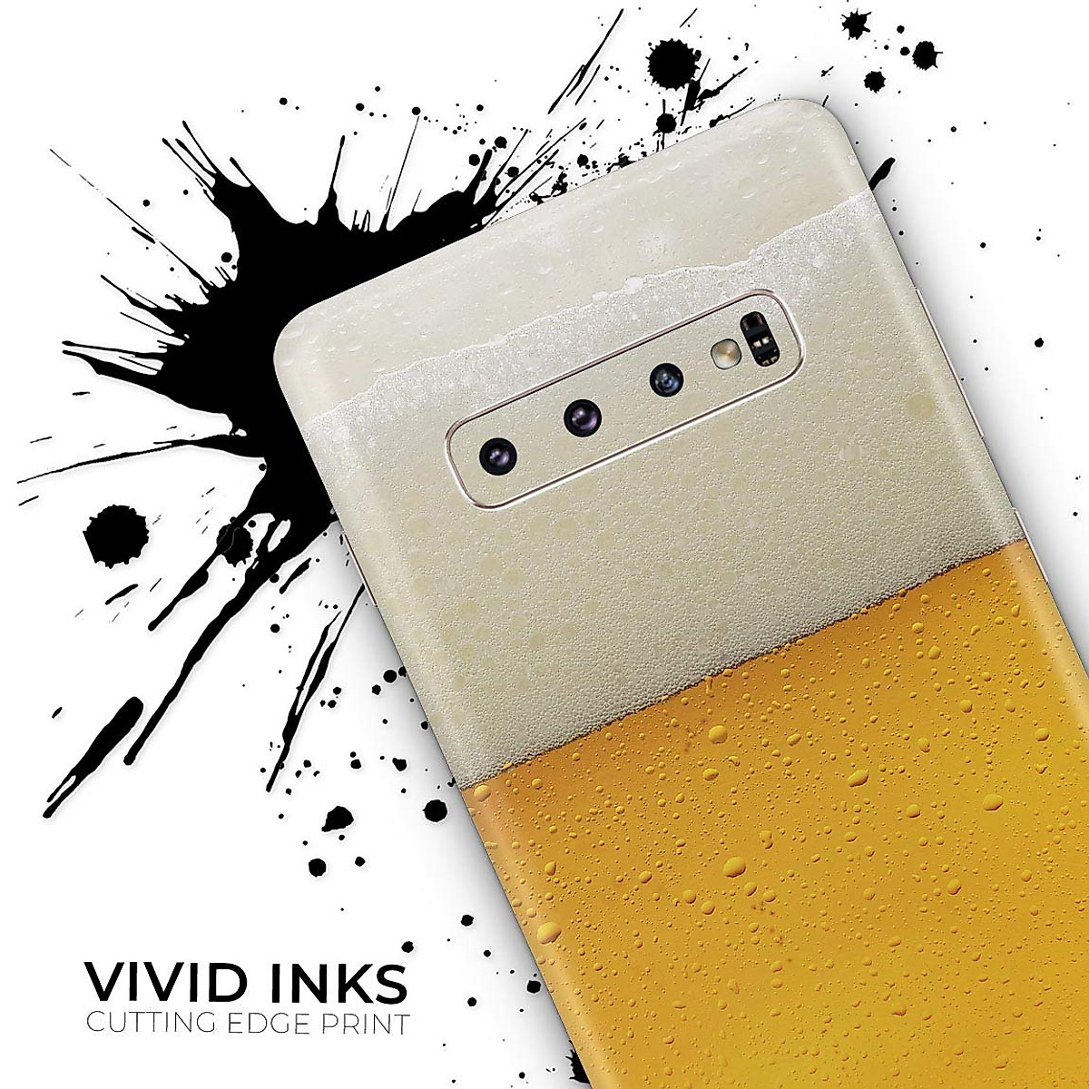 DesignSkinz Cold Beer | Protective Vinyl Decal Wrap Skin Cover Compatible with The Samsung Galaxy S20 Ultra (Full-Body, Screen Trim & Back Glass Skin)