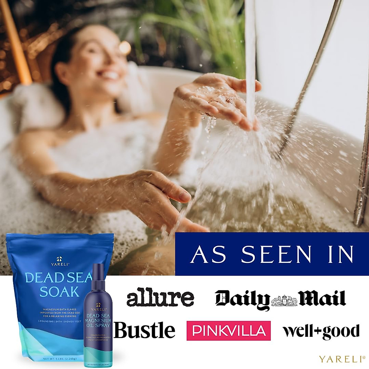 Magnesium Oil Spray, Ultra Absorbent High Strength Dead Sea Magnesium, 12oz, for Better Sleep and Muscle Relaxation