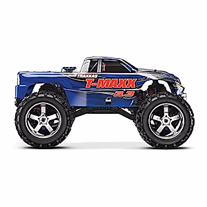 Traxxas T-Maxx 3.3: Powered 4WD Maxx Monster Truck (1/10 Scale), Blue