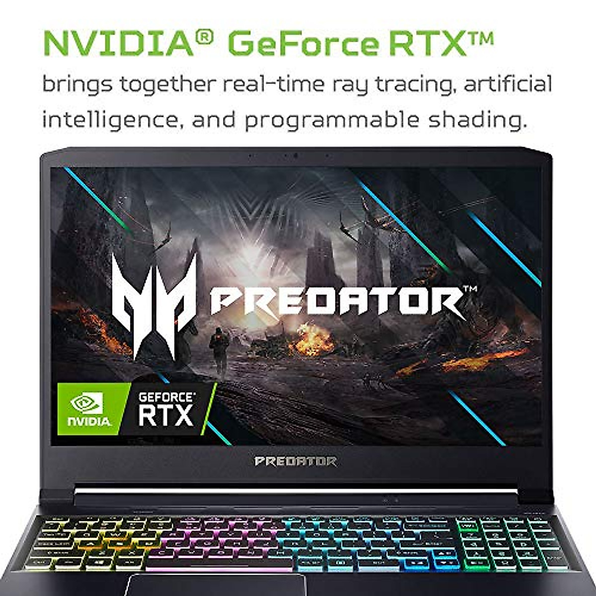 Acer Predator Triton 300 Gaming Laptop, Intel i7-10750H, NVIDIA GeForce RTX 2060, 15.6" Full HD IPS 144Hz 3ms IPS Display, 16GB Dual-Channel DDR4, 1TB NVMe SSD, WiFi 6, RGB Backlit KB, PT315-52-78W1
