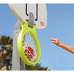 Little Tikes Adjust and Jam Pro Basketball Set, Blue