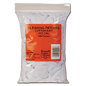 Southern Bloomer Bushnell 1000-pack Gun Cleaning Patches, 223 Cal