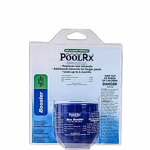Pool RX 102001 6 Month Swimming Pool Algaecide Replacement, Single Unit, Blue