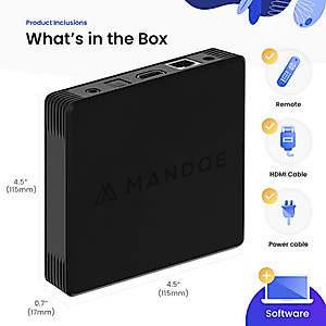 Mandoe Premium Digital Signage Displays - Digital Signage Player for Digital Menu Board, Electronic Menu Board and Digital Message Board. World-Class Templates & Easy To Use Setup