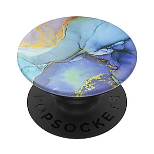 PopSockets Phone Grip with Expanding Kickstand, Marble PopGrip - Opalescent