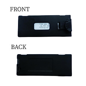 VOCTI 3 Pack 3.7V 1800mAh Rechargable Battery for E88 E88PRO E99 E525 P1 P5 K3 Drone Quadcopter Lipo Battery with USB Charging Cable Spare Parts (Black)