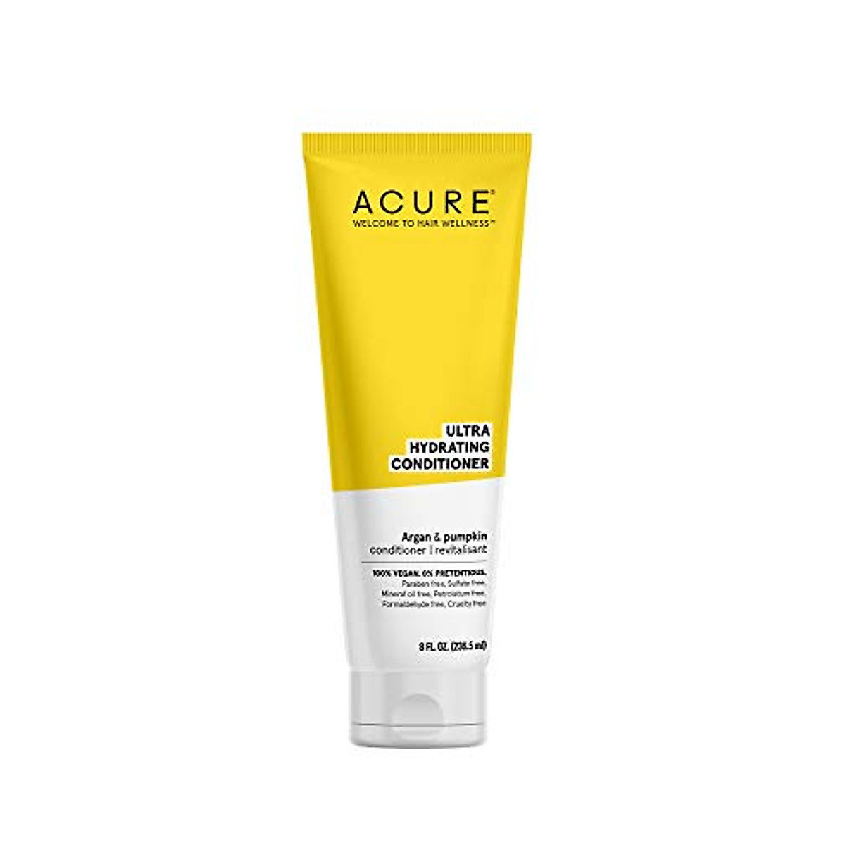 Acure Ultra Hydrating Conditioner, Yellow, pumpkin, 8 Fl Oz