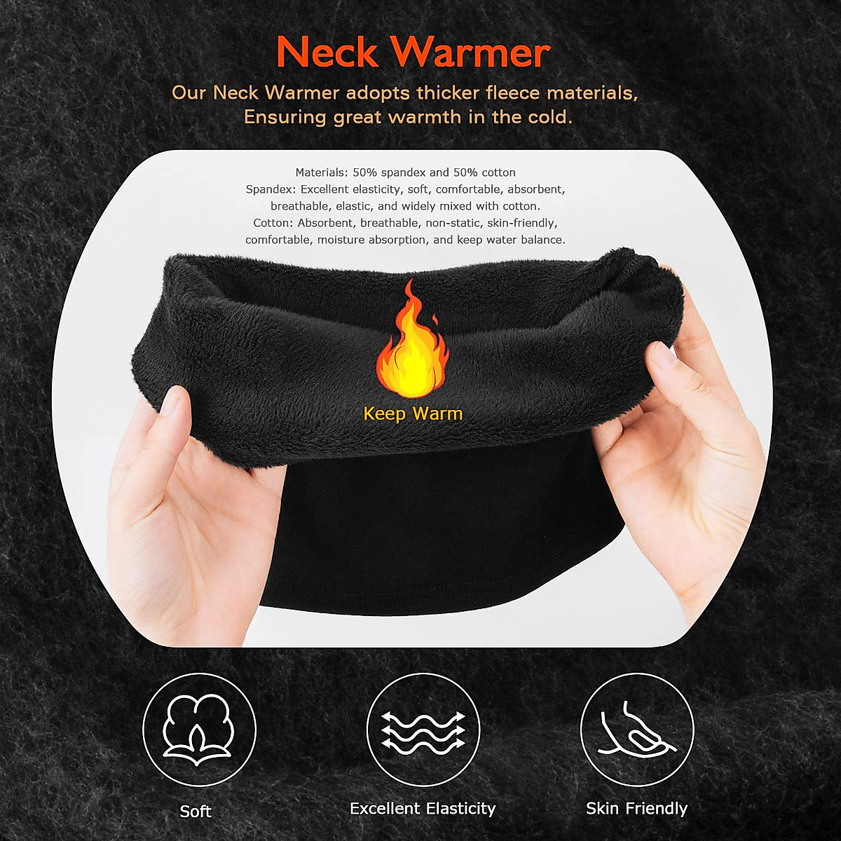 C CALOICS Ski Mask Winter Balaclava for Cold Weather Windproof Face Mask for Men Women Skiing Snowboading & Motorcycle Riding