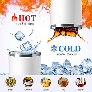 Sieral 25 Pieces 20oz Tumbler Bulk Stainless Steel Cups Double Wall Vacuum Insulated Travel Mug Bulk Stainless Steel Tumblers Lid and Straw Powder Coated Coffee Cups for Cold and Hot Drinks (White)