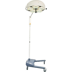 EustomA LED Shadowless Exam Light Floor Portable Mobile Lamp 25LED Bulbs 180°Rotation FKLED-5