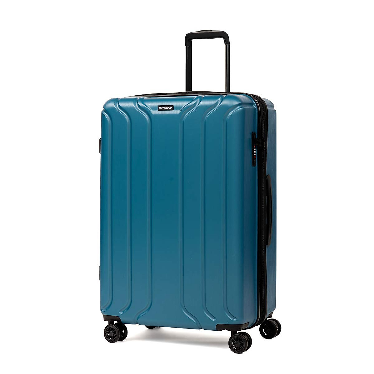 NONSTOP NEW YORK Luggage Expandable Spinner Wheels hard side shell Travel Suitcase Set 3 Piece (Teal, 3-Piece Set (20/24/28))