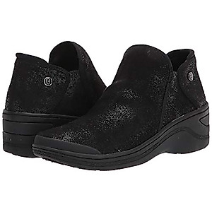BZees Women's Domino Ankle Boot, Black Fabric, 8