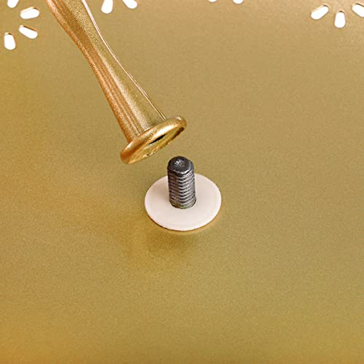 Hedume Set of 10 Cake Stand, Metal Cupcake Stand Set with Multiple Combination Styles, Dessert Plate Cake Serving Tray Candy Fruit Display Tower for Wedding, Birthday Party, Baby Shower, Anniversary