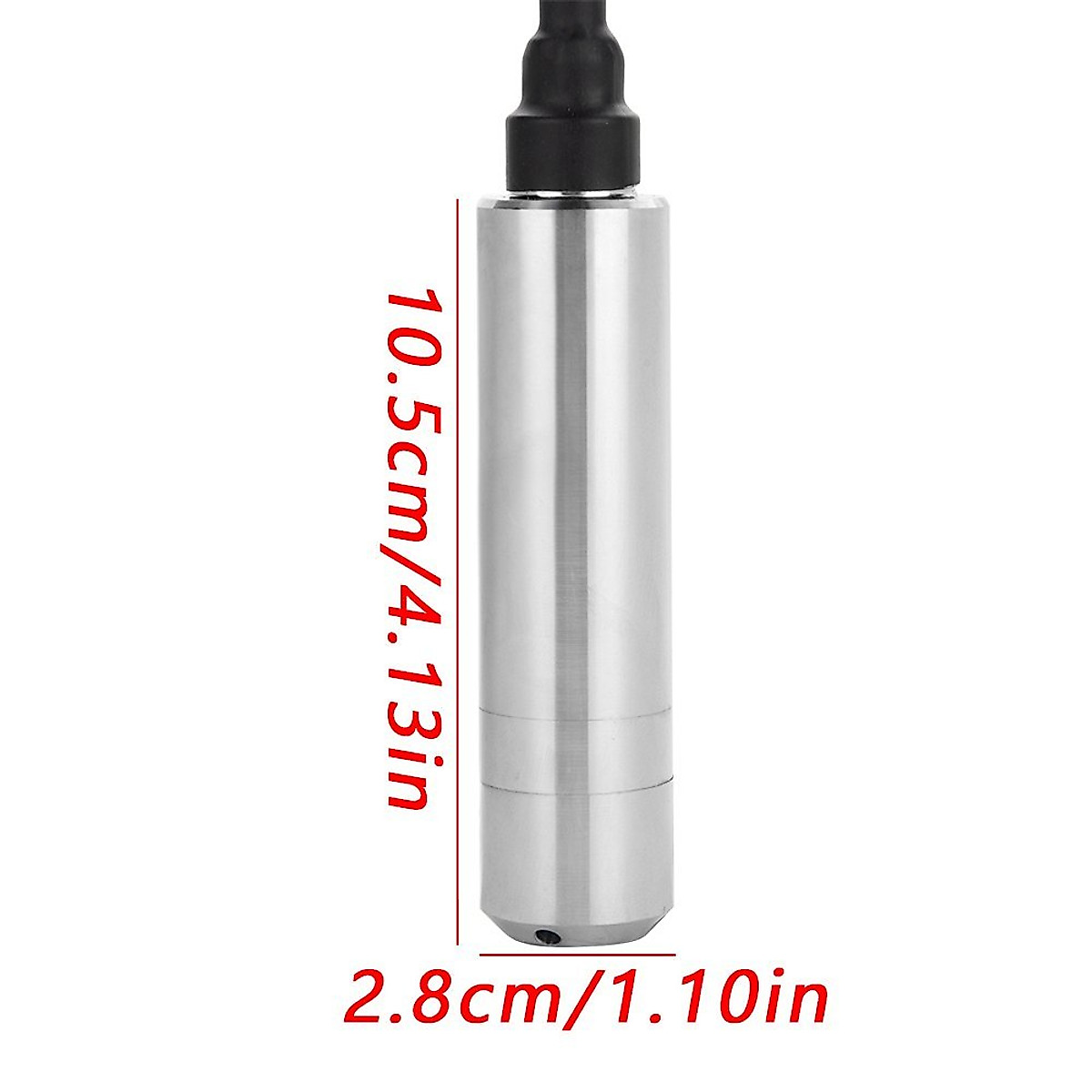 Liquid Level Sensor,DC24V 4 20mA Throw in Type Water Level Sensors, Anti Bending 0 5m Range Depth Input Liquid Level Transmitter,6m/19.7ft Input Liquid Level Transmitter