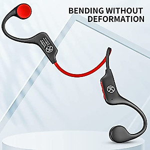 Bone Conduction Headphones, Open-Ear Bluetooth Sport Headphones, Built-in Mic Wireless Earphone
