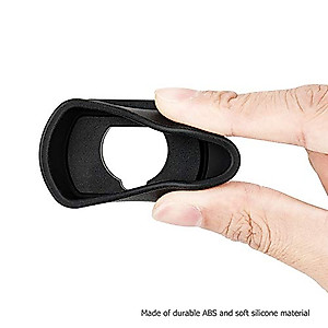 Kiwifotos Long Soft Viewfinder Eyecup Eyepiece for Fuji Fujifilm X-T5 X-T4 X-T3 X-T2 X-T1 X-H1 X-H2 X-H2S XT5 XT4 XT3 XT2 GFX 50S II GFX100S GFX100 Camera,Replace Fujifilm EC-XT L,EC-GFX,EC-XHW Eyecup