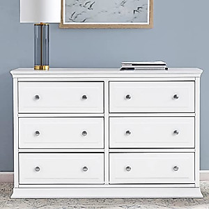 DaVinci Signature 6-Drawer Double Dresser in White