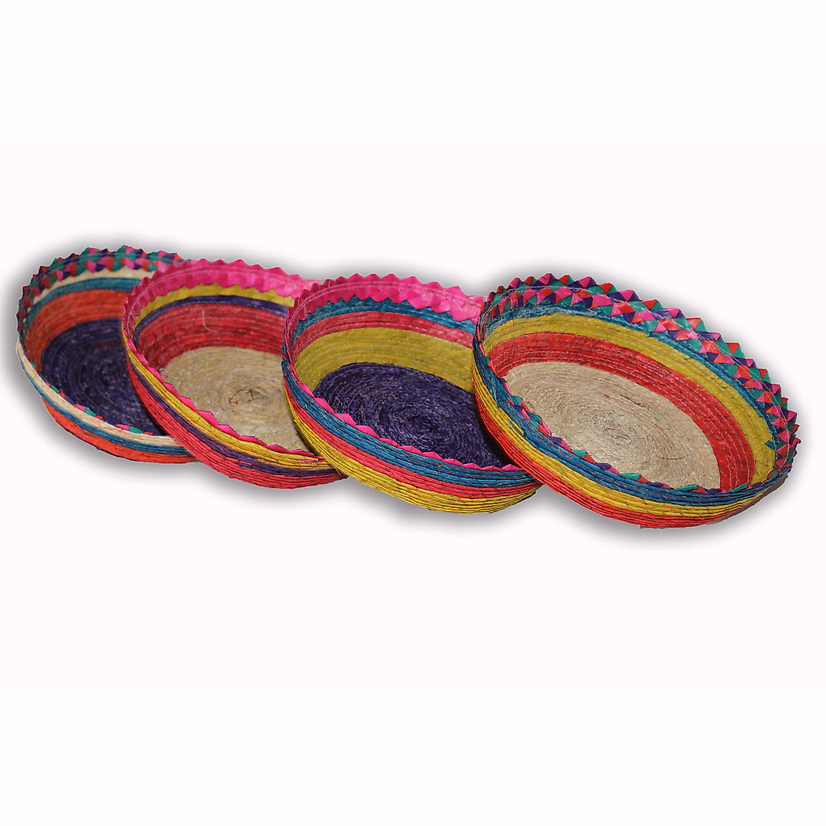 Mexican Palm Tortilleros. Handmade by The Indigenous People OF Mexico. Mexican Tortilla and Pancake Warmer. Great candy, and Chips Holder. (Colosal, 3 Pack)