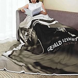 Flannel Blanket Gerald Levert Soft Lightweight Throw Blanket Warm Durable Sofa Couch Decor Beding 50"X40"