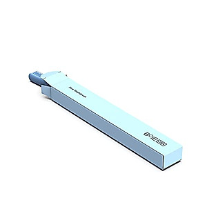 Boie USA Fine Toothbrush - Soft Bristles, BPA Free, Perfect for Sensitive Teeth, Long Lasting, Recyclable, Extra Soft Toothbrush for Adults (Blue)