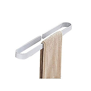 LIRUXUN Bathroom Towel Bar, Hand Towel Holder Cloths Hanger,Towel Bar Self Adhesive Bathroom Storage Rack Bath Wall Shelf Rack Bathroom Organizers