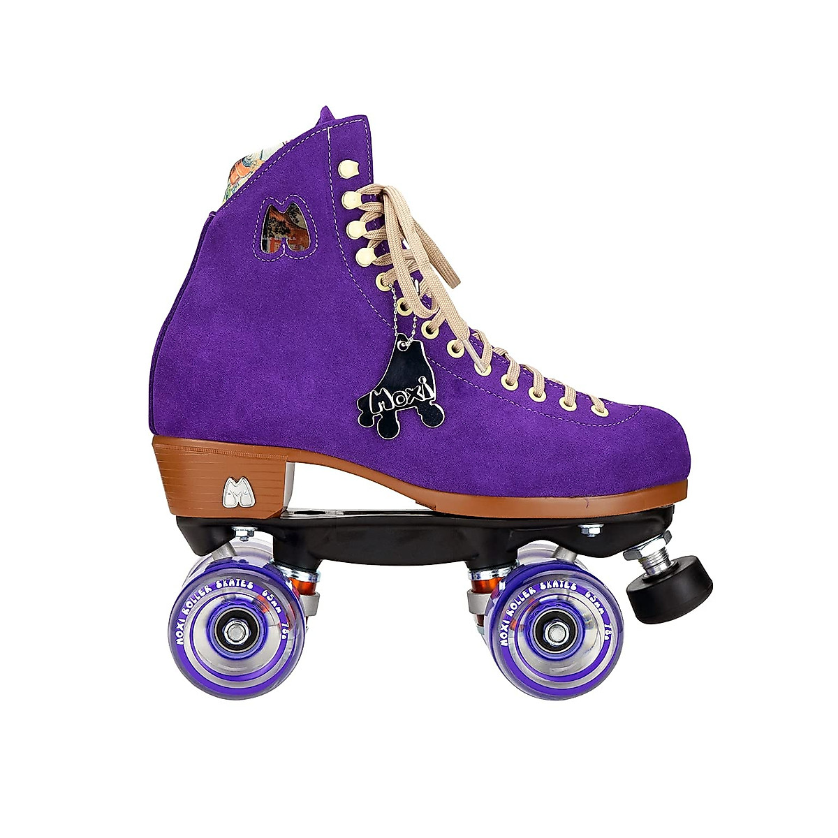 Moxi Lolly Roller Skate - Fashionable Womens Quad Roller Skate | Taffy Purple | Size 7