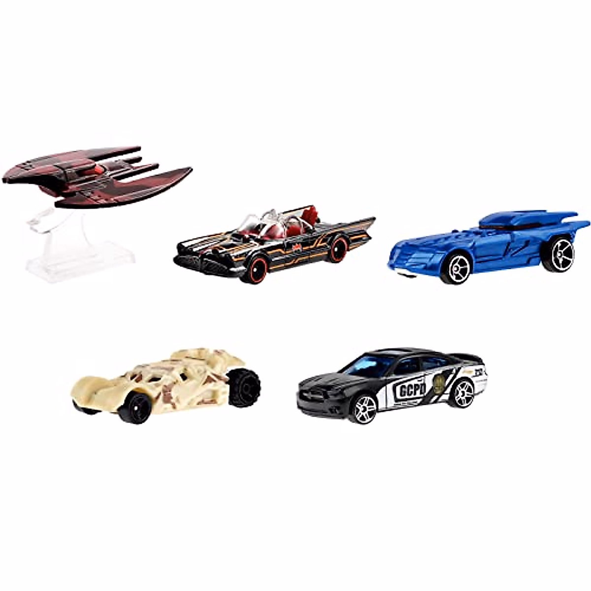 Hot Wheels Premium Batman Theme 5 Piece Set DC Comics Series Diecast Models HDG89-956A