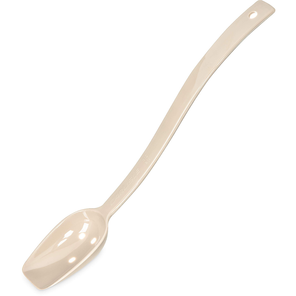 CFS 447106 Perforated Buffet / Salad Serving Spoon, 0.8 oz, Beige